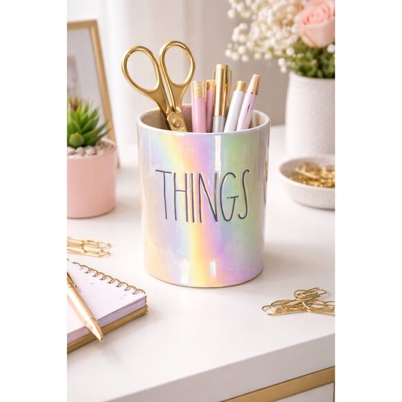 Rae Dunn | Kitchen | Rae Dunn Iridescent Things Container Canister ...